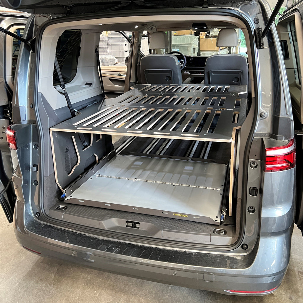 Bett- und Schlafsysteme für den VW T6 Caravelle | Multivan | Transport – Camptools